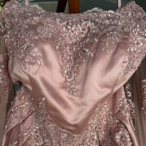 Dorris Wedding | Dresses | Doris Wedding A Line Dress With Train And Appliques | Poshmark